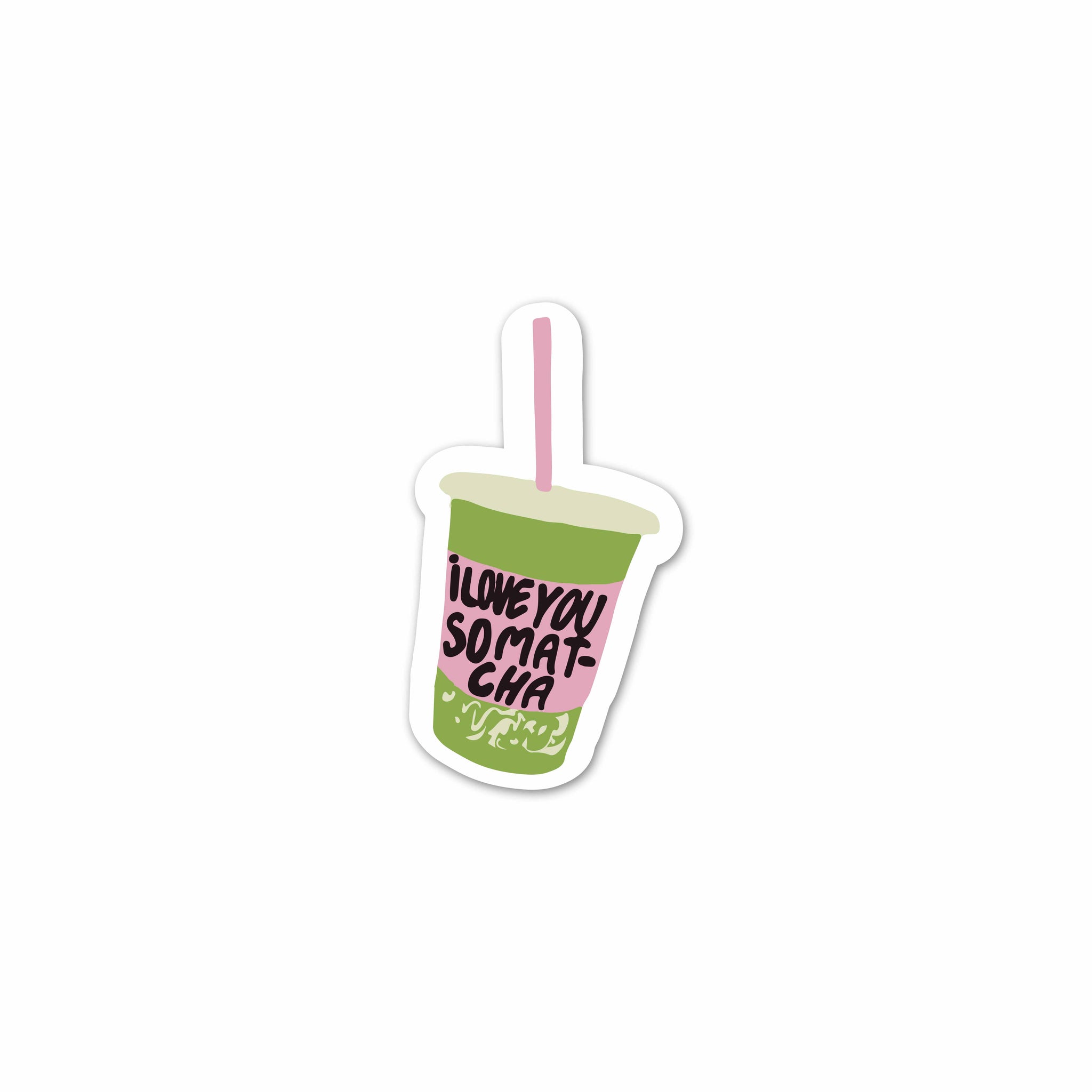 Matcha Cup Sticker – CellSkin Beirut