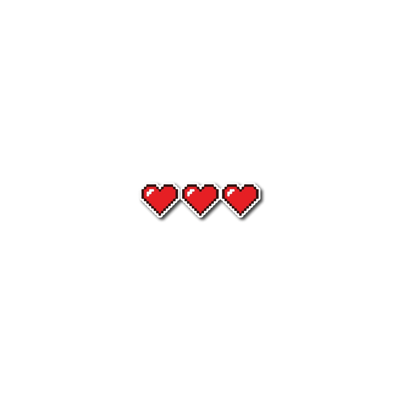 Three Hearts Sticker – CellSkin Beirut